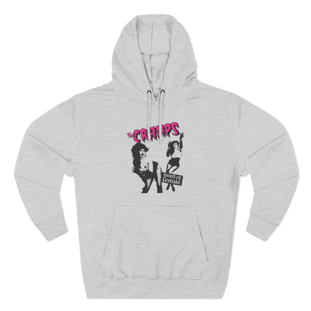 The Cramps Smell of Female Three-Panel Fleece Hoodie – LegiTee Apparel